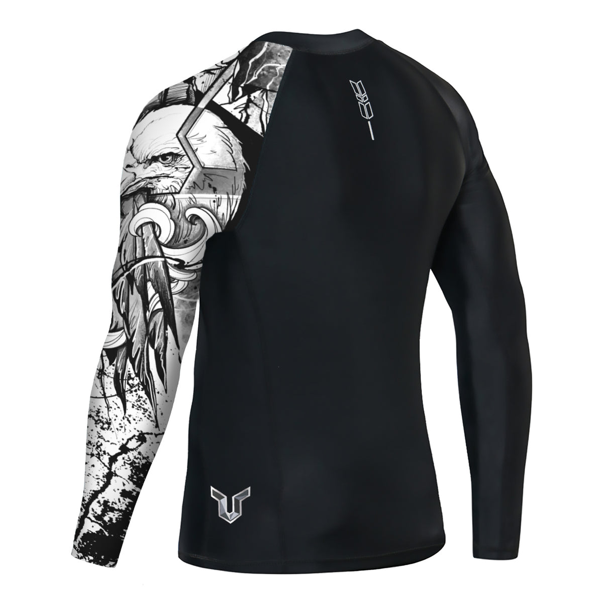 Graphic 2.0 UPF50+ Long Sleeve Rash Guard for Men - Tattoo Eagle ...